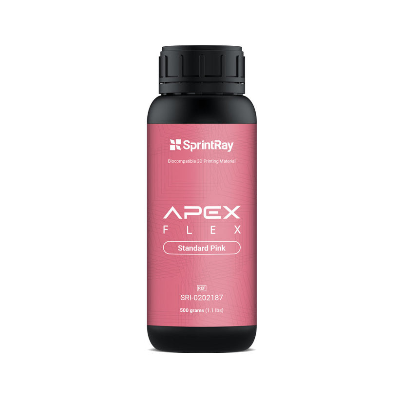 SprintRay Apex Flex Partial Base - Standard Pink - 500g – SprintRay Store