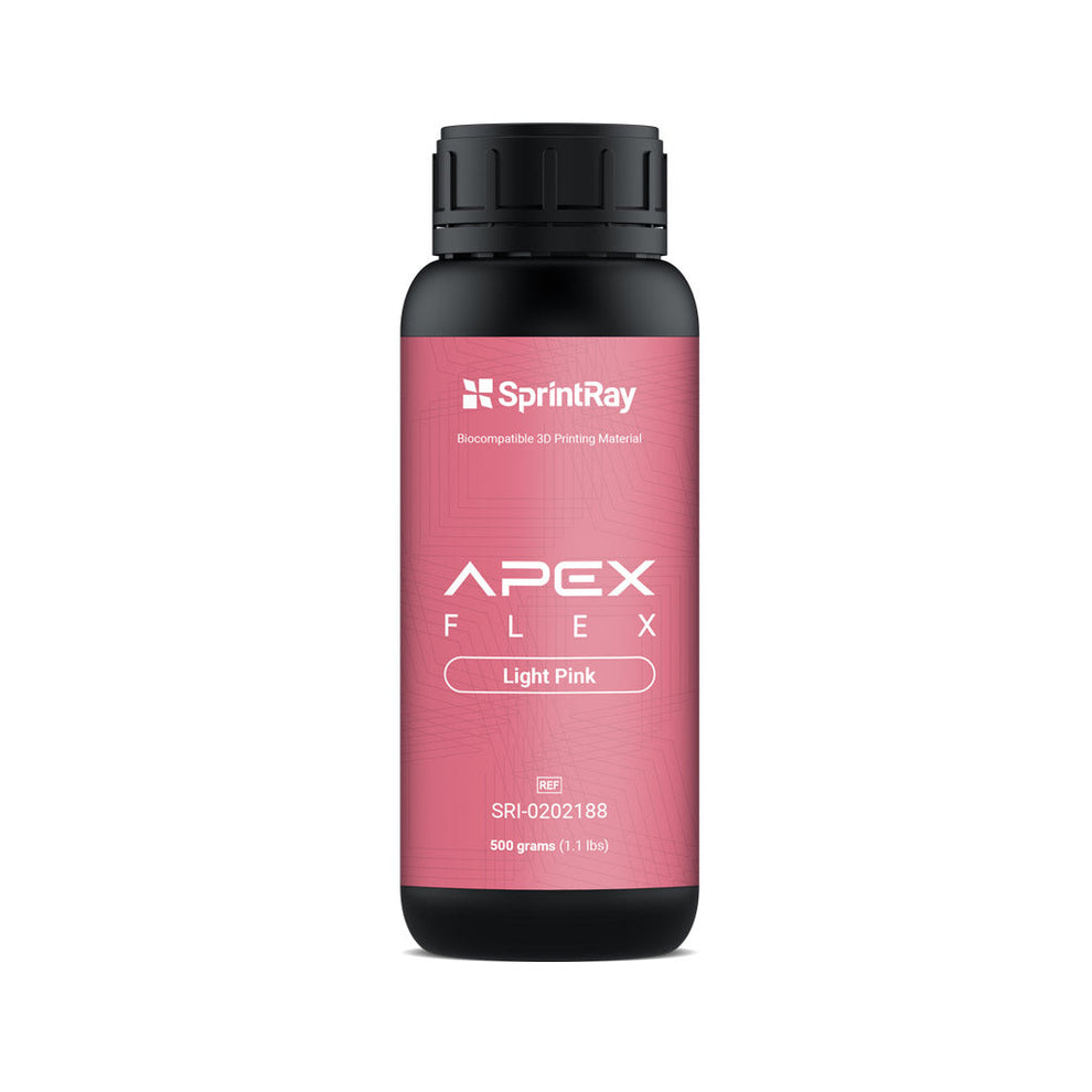 SprintRay Apex Flex Partial Base - Light Pink - 500g – SprintRay Store